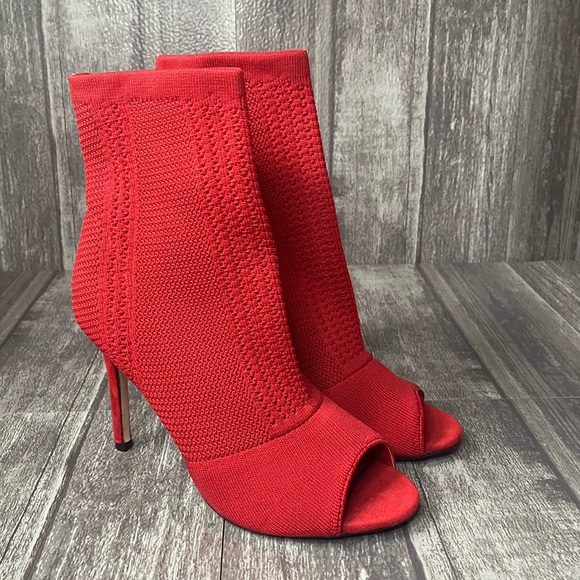 Catherine Malandrino | Shoes | Catherine Malandrino Red Knitty Heel ...